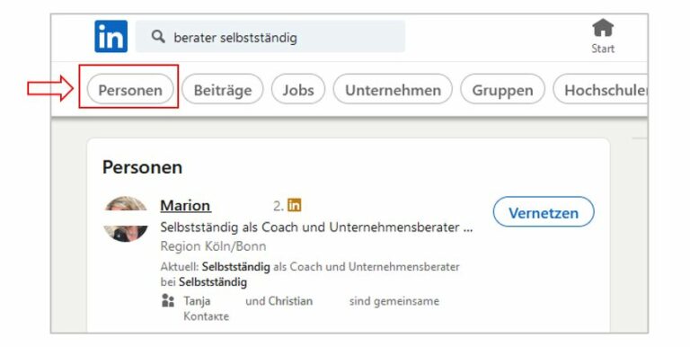 LinkedIn Netzwerk aufbauen